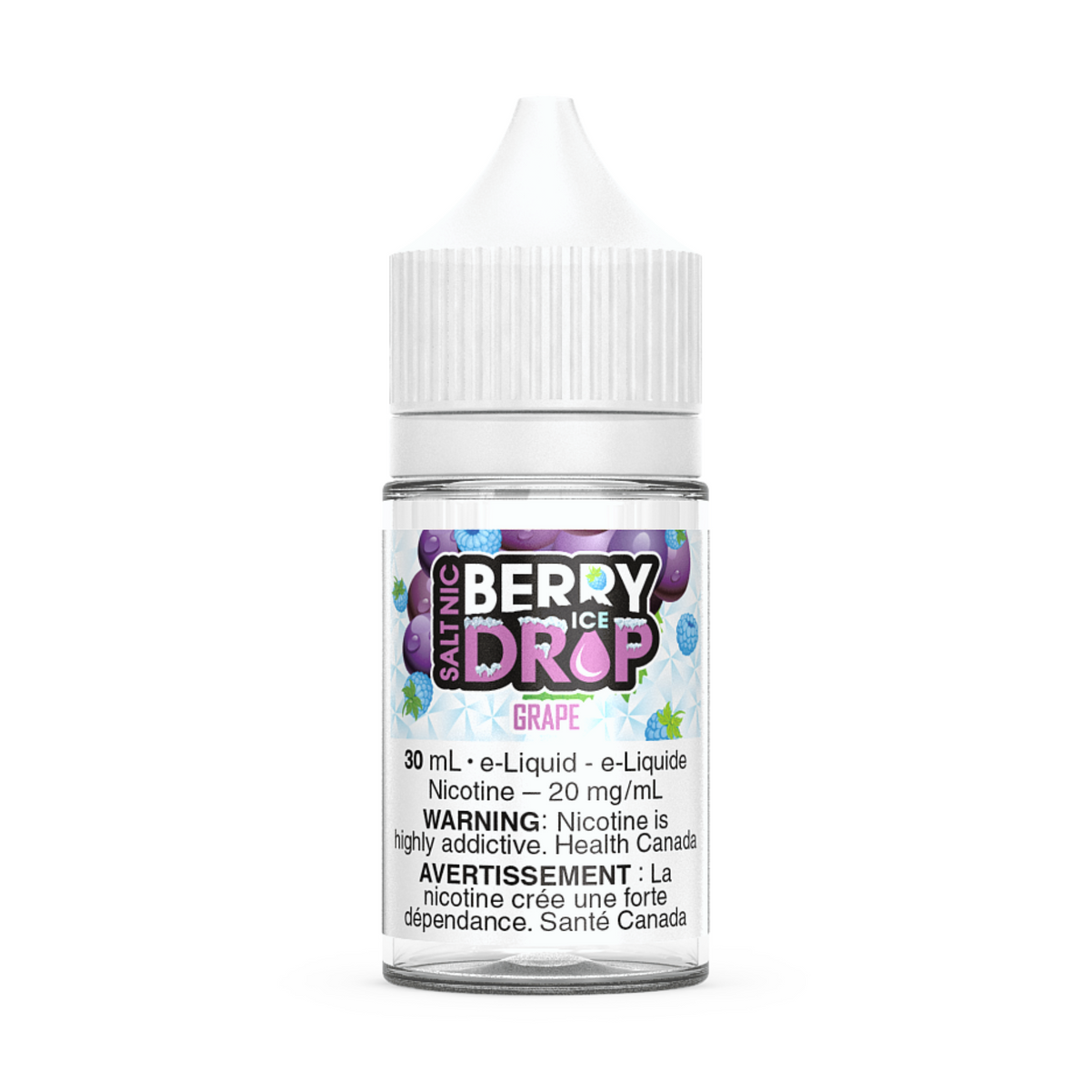 Berry Drop Ice Salt - Grape 30ml — Fat Panda Ontario