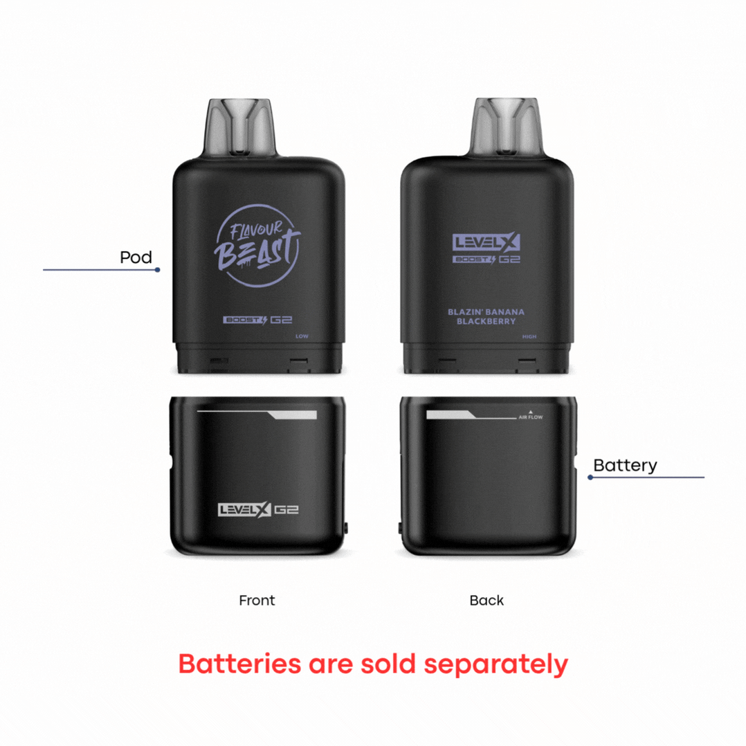 Level X Flavour Beast Boost G2 - Blastin' Banana Mango 20mg — Fat Panda ...