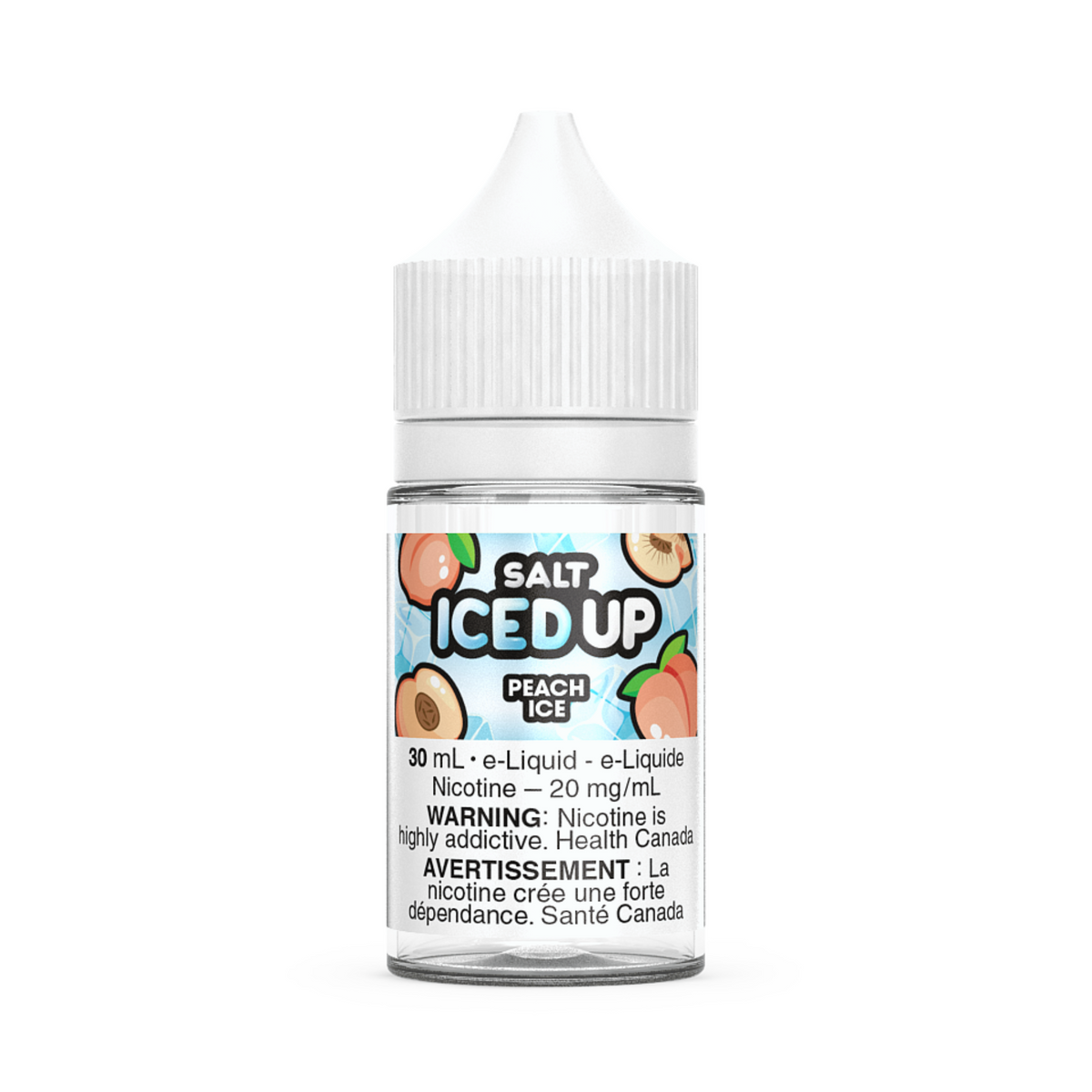 Iced Up Salt - Peach Ice 30ml — Fat Panda Ontario